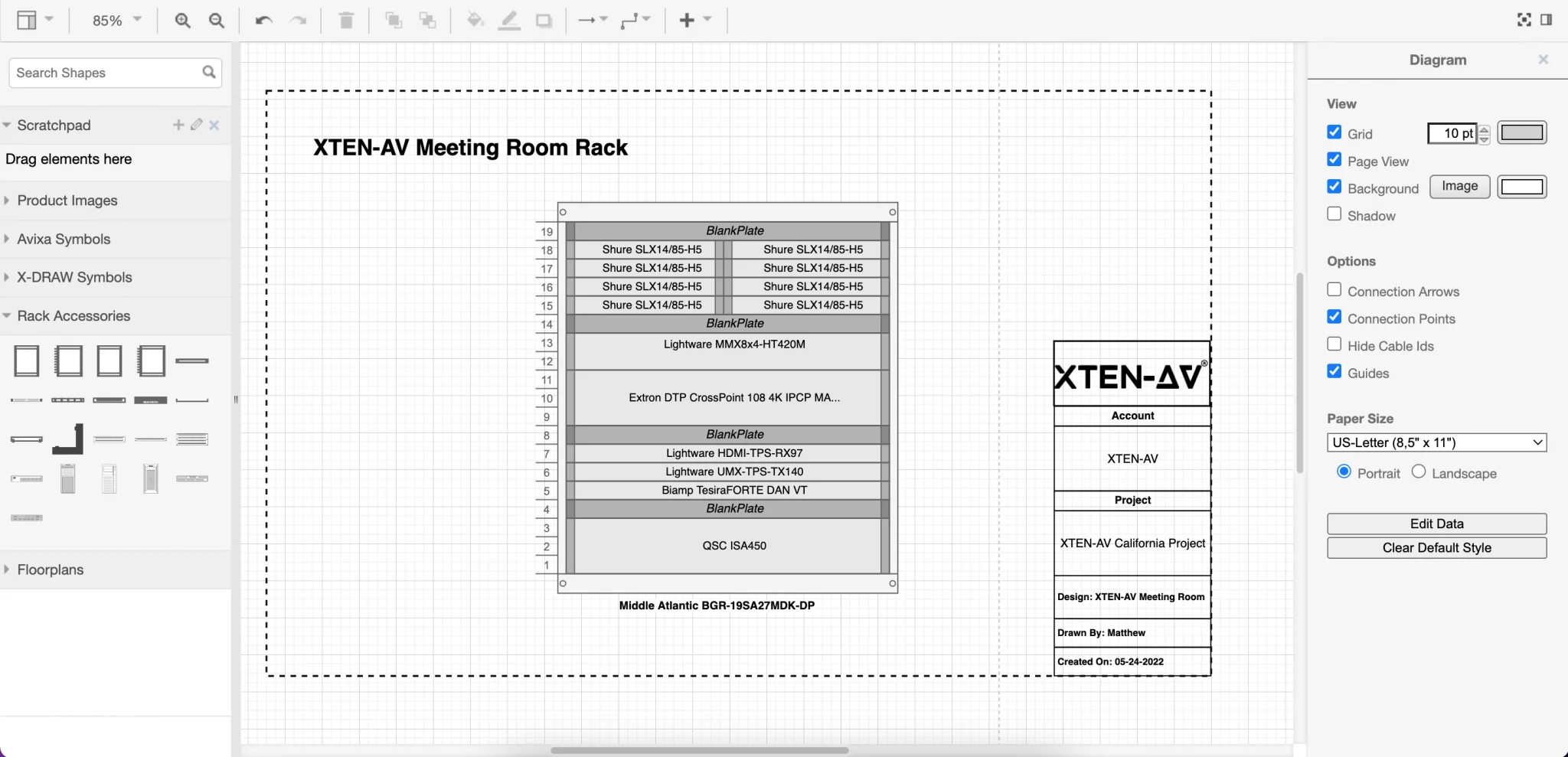 Audio Visual Design & Drawing Software | AV Proposal & Layout Software