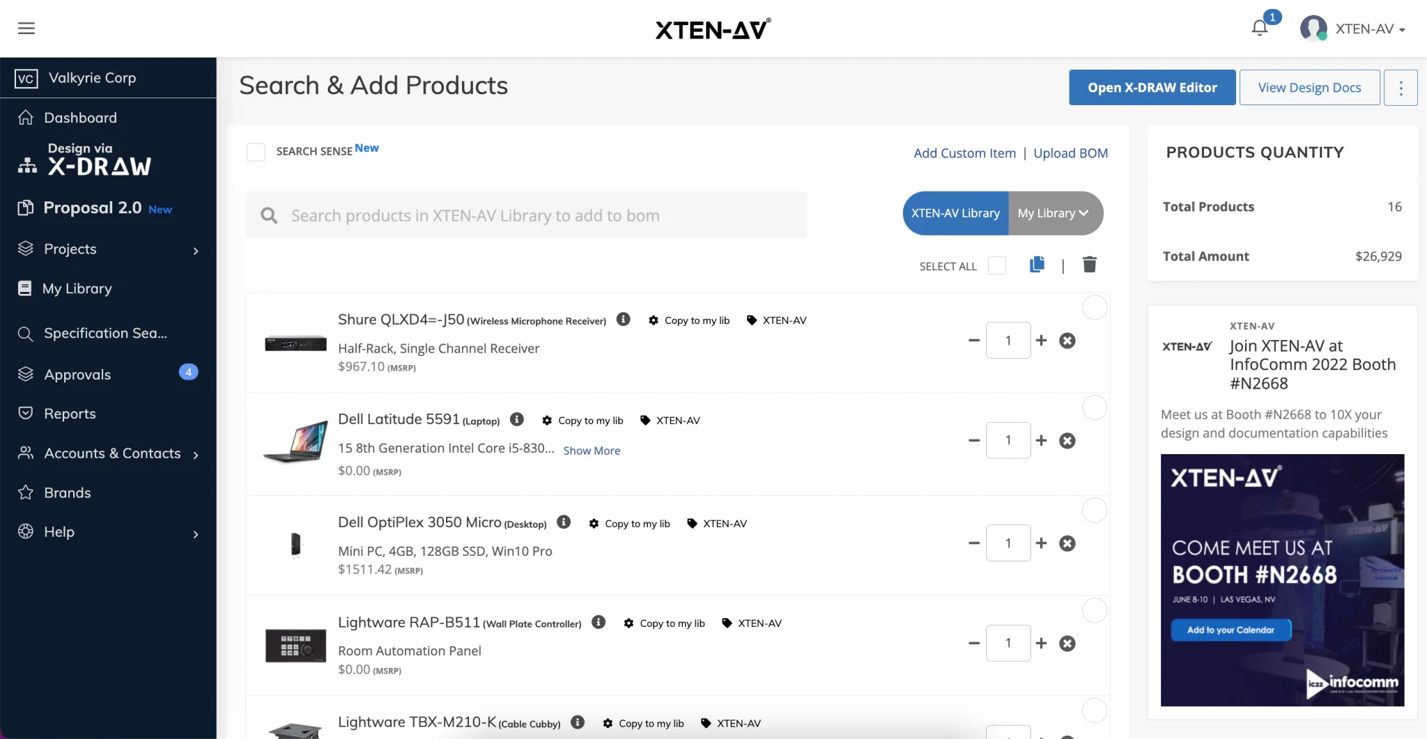 Audio Visual Design & Drawing Software | AV Proposal & Layout Software