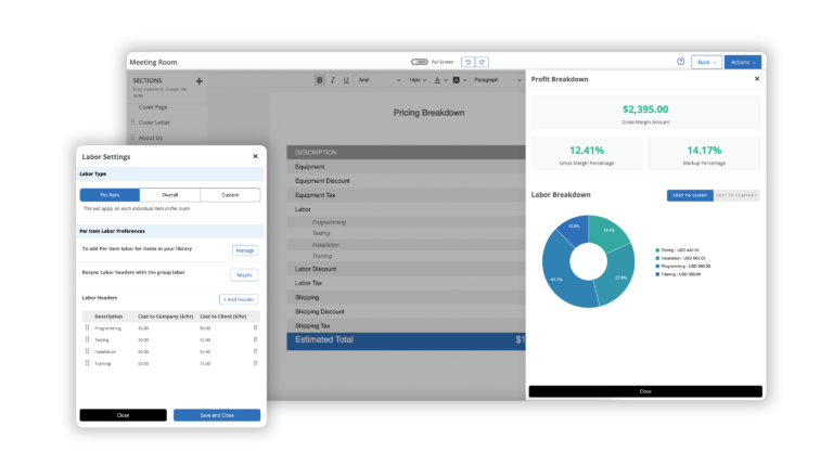 Audio Visual Proposal Software | Create Winning AV Proposals